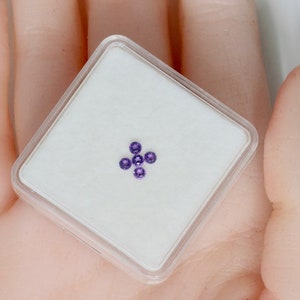 Natural Amethyst Gemstone Melee Amethyst Loose Stone Genuine Amethyst ...
