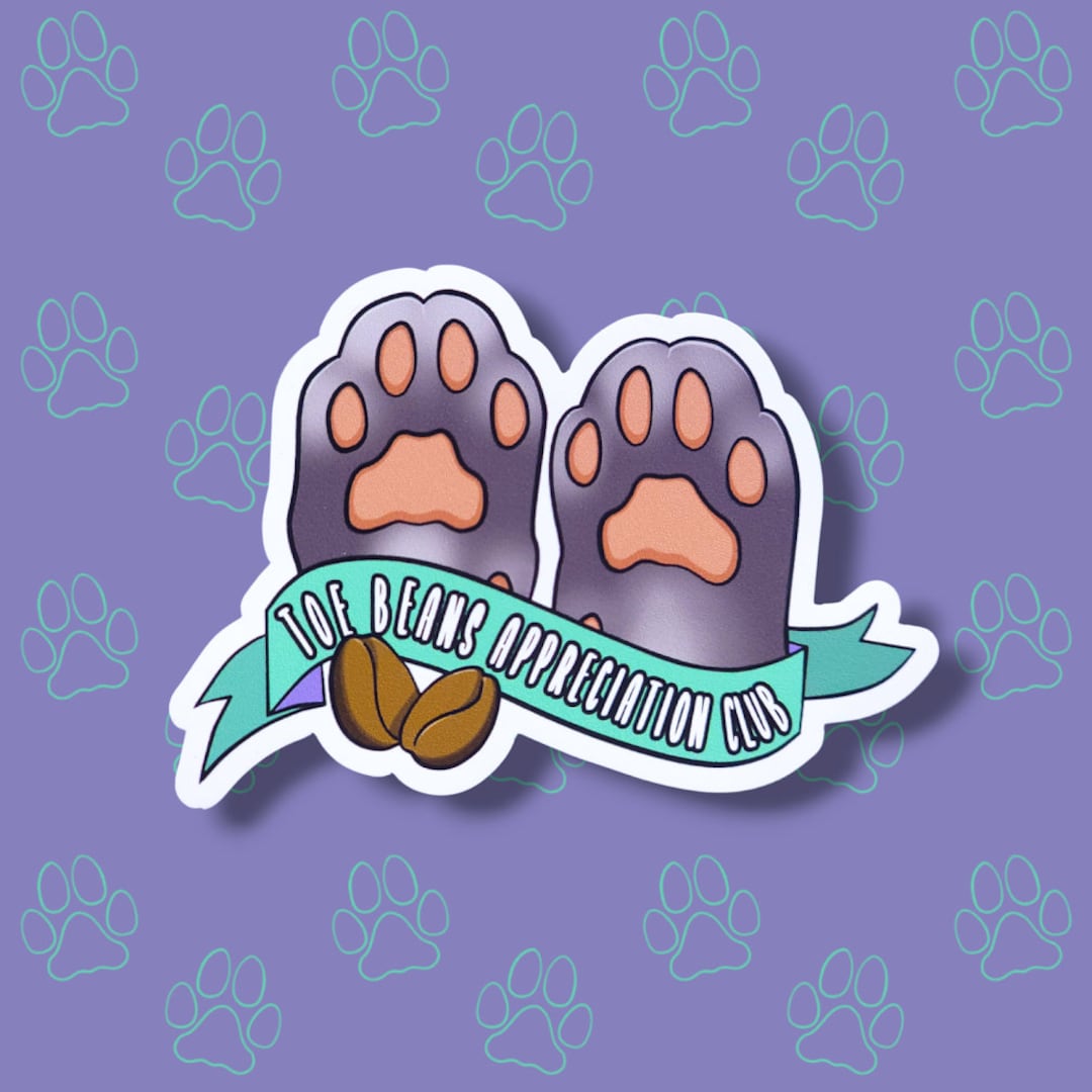 Cat-cute Toe Beans Appreciation Club Flexible Magnet |cat Fridge Magnet ...