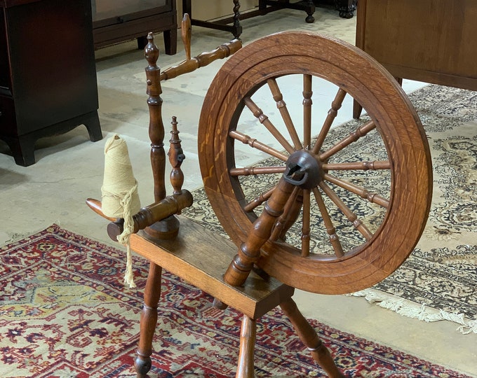 Primitive Spinning Wheel - Etsy