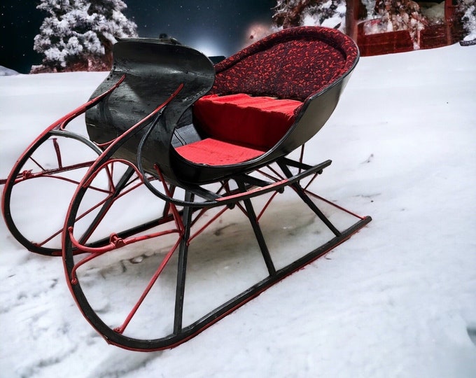 Restored Antique Horse Drawn Albany Cutter Sleigh, Sled - Etsy