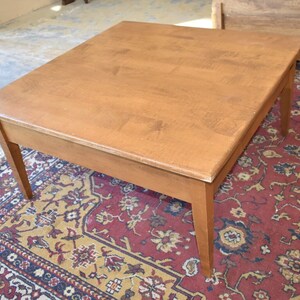 Square Solid Maple Coffee Table - Etsy