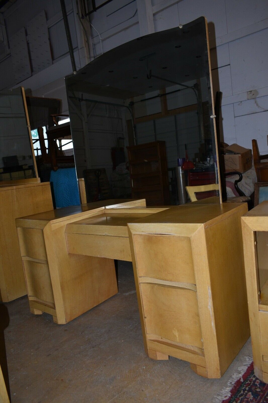 Mid Century Modern Basic Witz Co Blonde Bedroom Furniture Set - Etsy