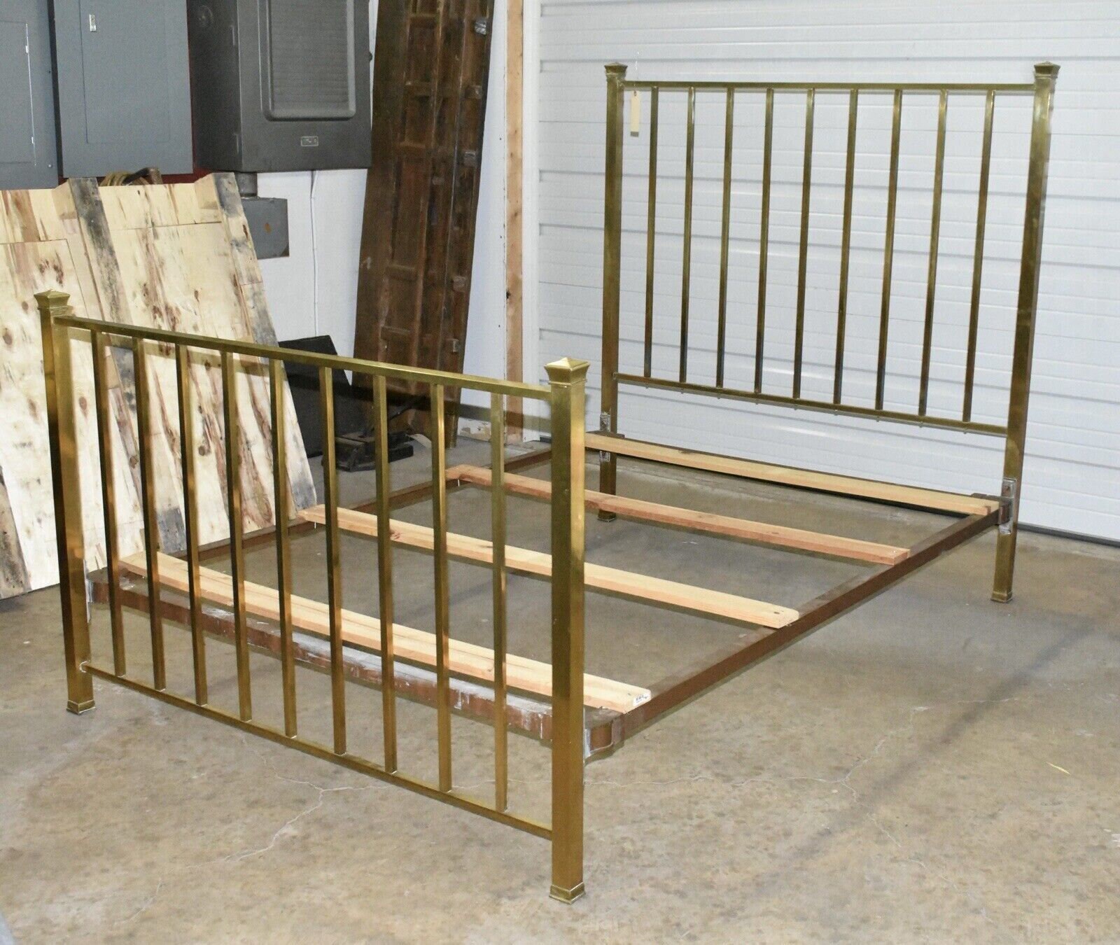 Antique Full Size Brass Bed Etsy