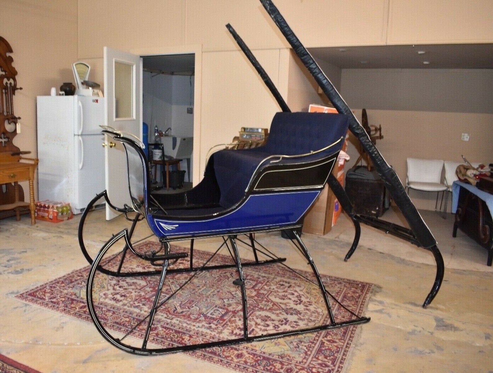 Restored Antique Speeding Cutter Sleigh Horse Drawn Sled With - Etsy