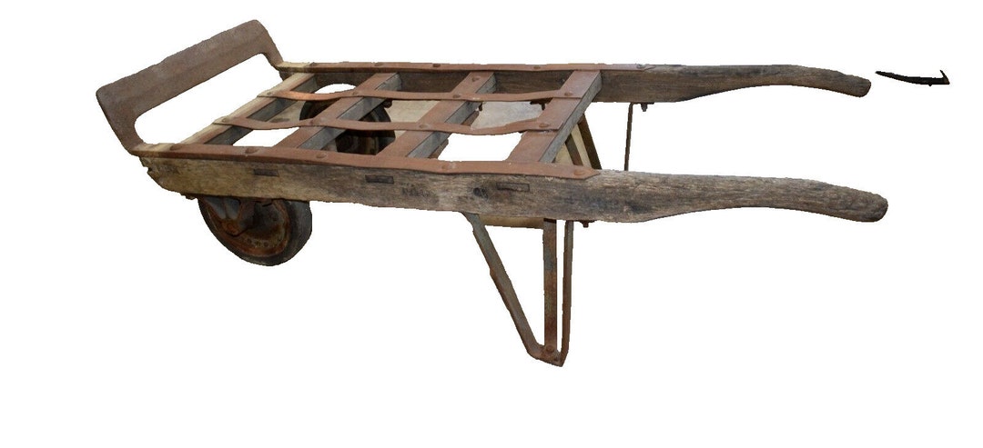 Antique Wood Hand Truck, Dolly - Etsy
