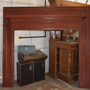 Large Antique Fireplace Mantel Scranton Pennsylvania - Etsy