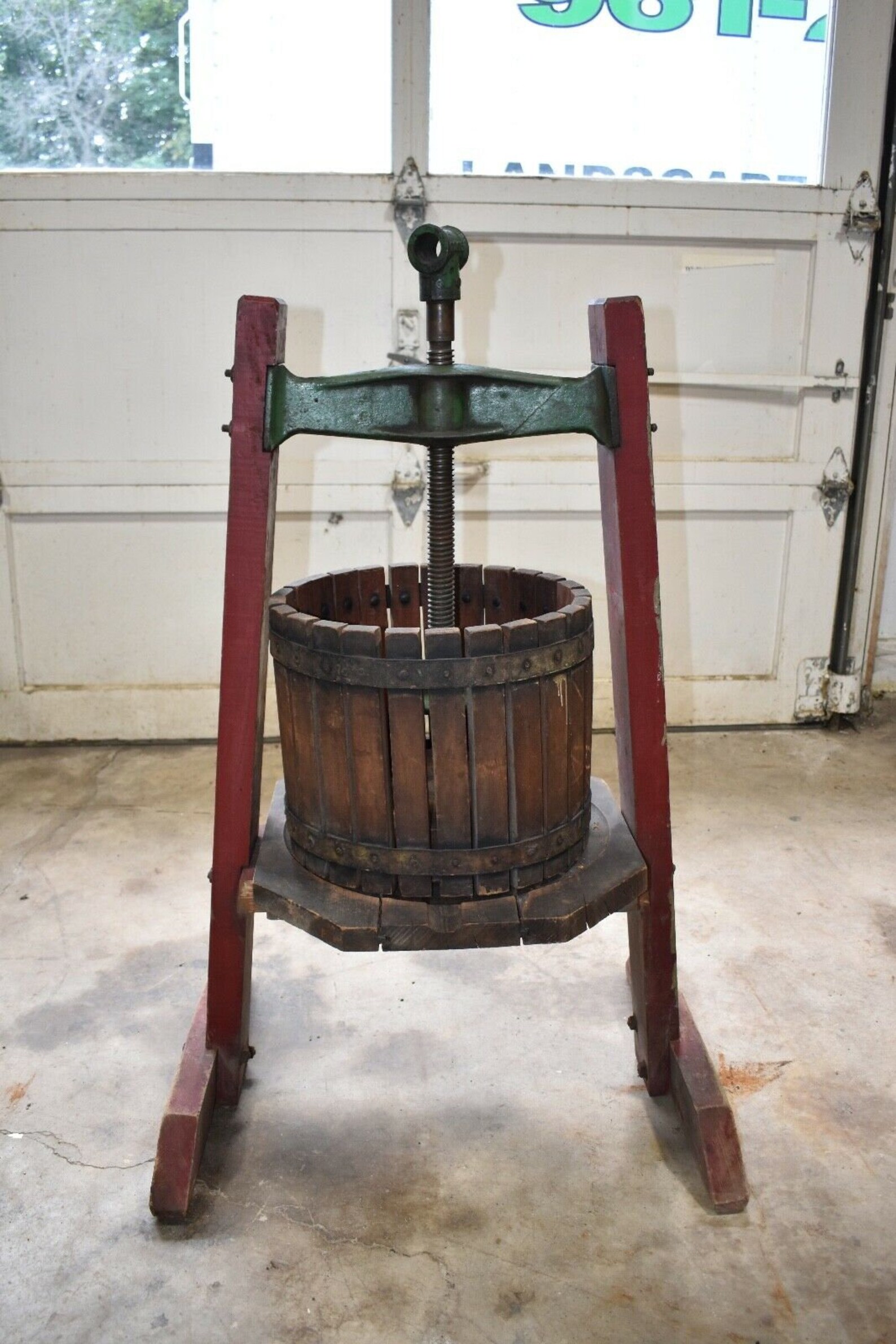 Primitive Antique Red & Green Grape Wine Fruit Press - Etsy