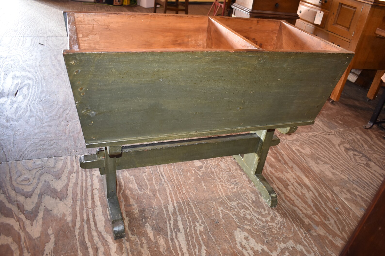 19th Century Primitive Country Painted Dough Box - Etsy