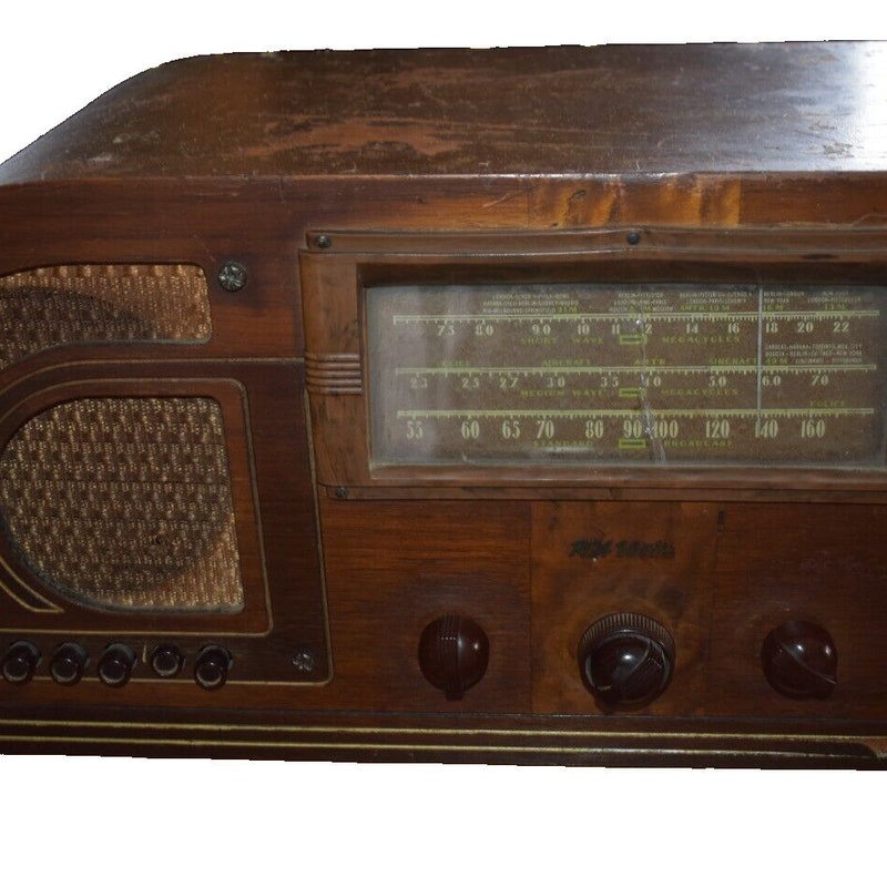 Antique Radio Cabinet - Etsy