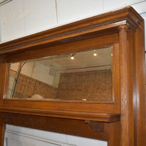 Large Antique Quarter Sawn Oak Fireplace Mantel, Scranton PA - Etsy