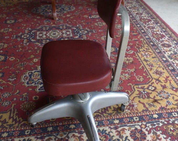 Mid Century Vintage Steel Rolling Office Chair by Cole-steel NY - Etsy