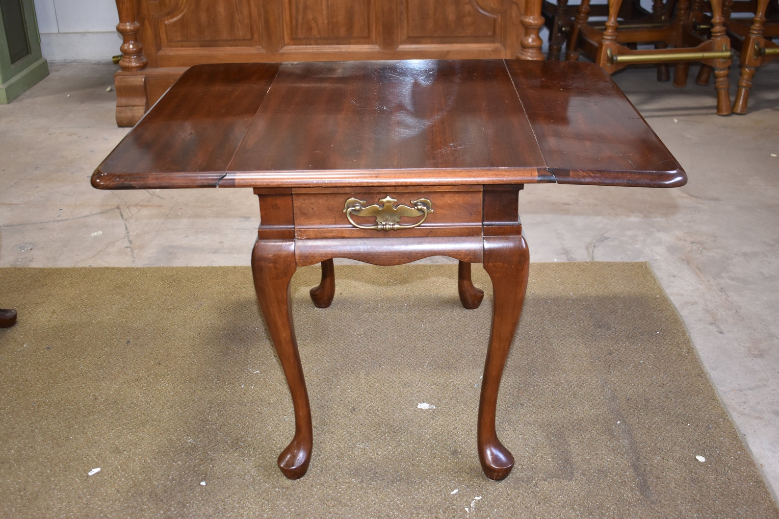 End Tables Vintage Drop Sides End Side Table by Mersman - Etsy