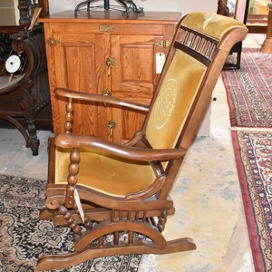 Vintage Rocking Chair With Bicentennial & American Eagle - Etsy