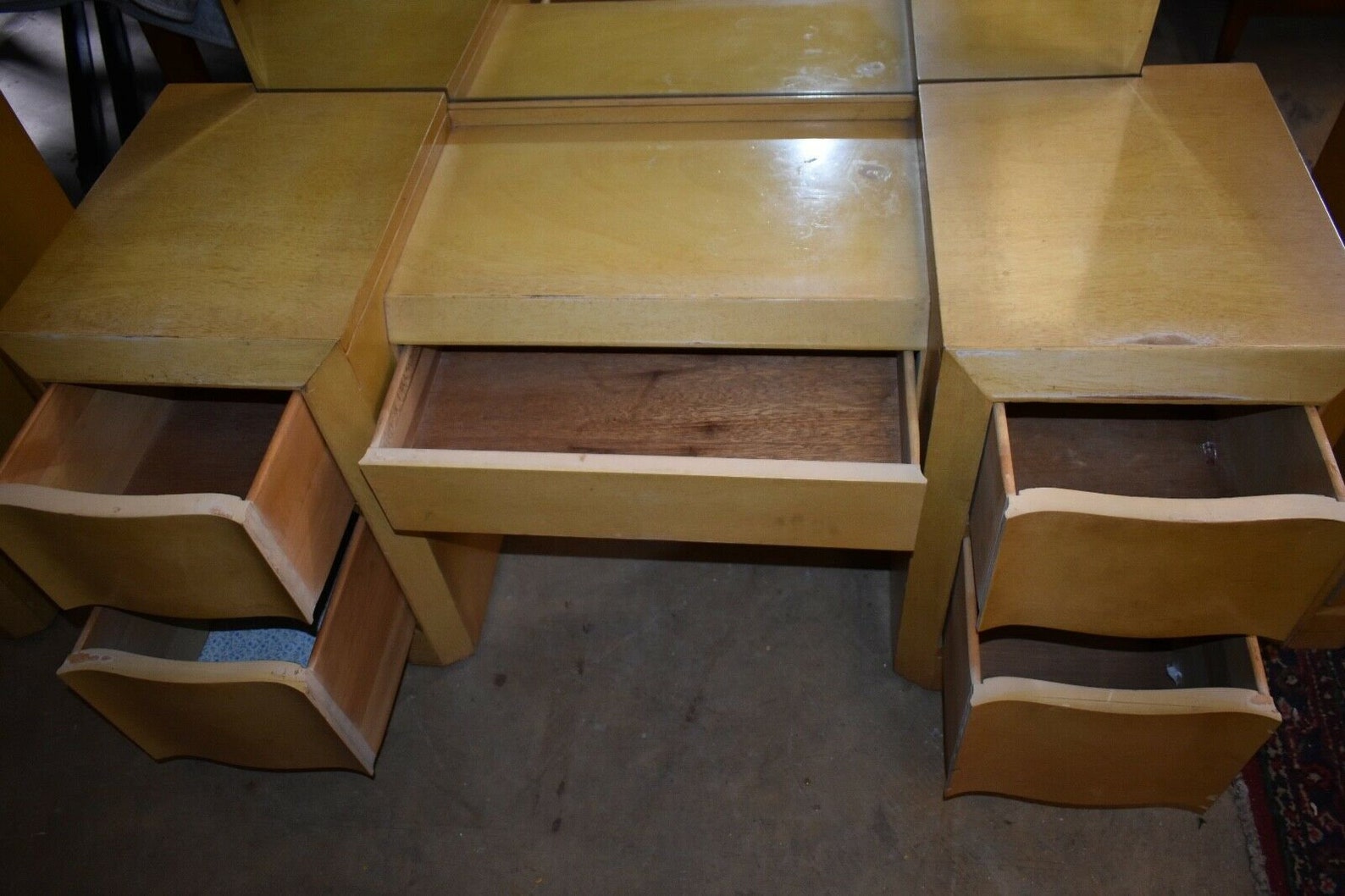 Mid Century Modern Basic Witz Co Blonde Bedroom Furniture Set - Etsy