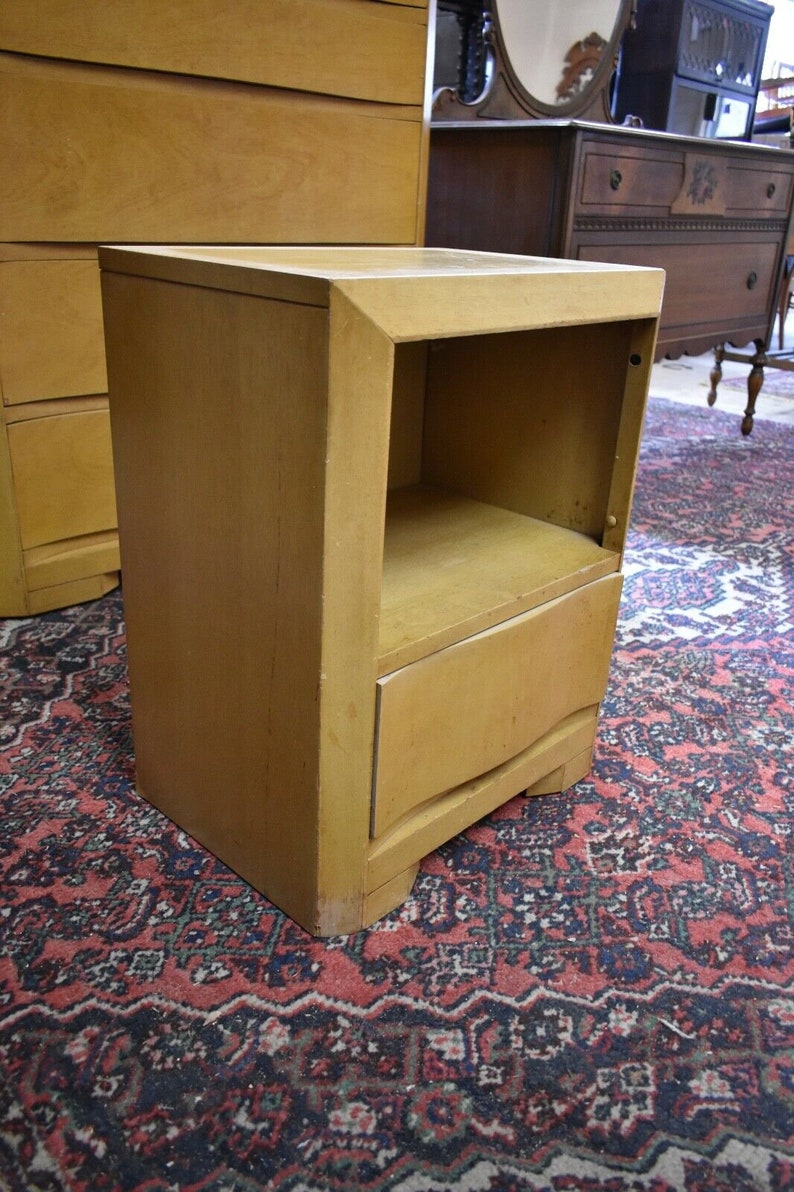 Mid Century Modern Basic Witz Co Blonde Bedroom Furniture Set - Etsy