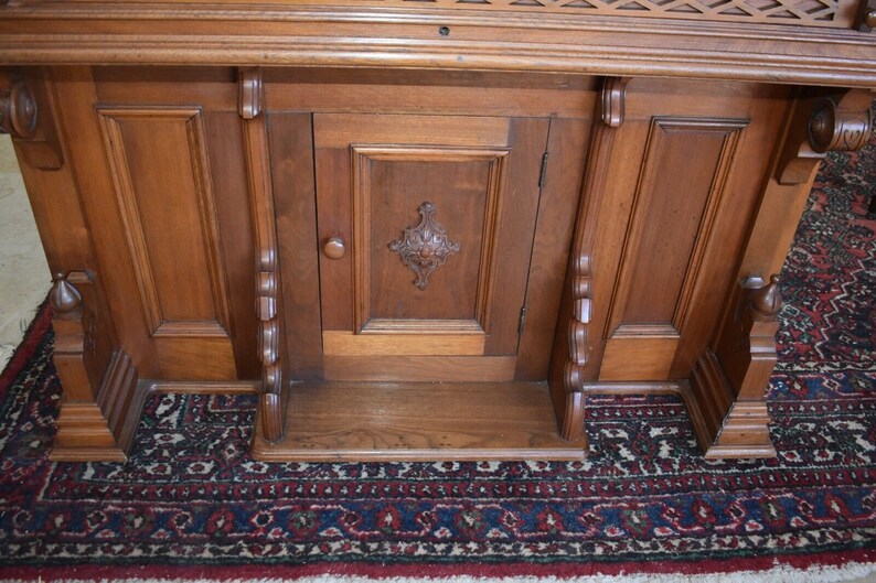 Antique Victorian Pump Organ Drop Front Desk Dining Bar - Etsy