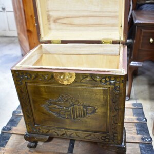 Vintage Heavily Carved Asian Inspired Chest With Claw Feet - Etsy