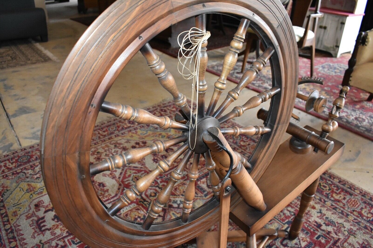 Antique Style Spinning Wheel by the Country Craftsman | Etsy