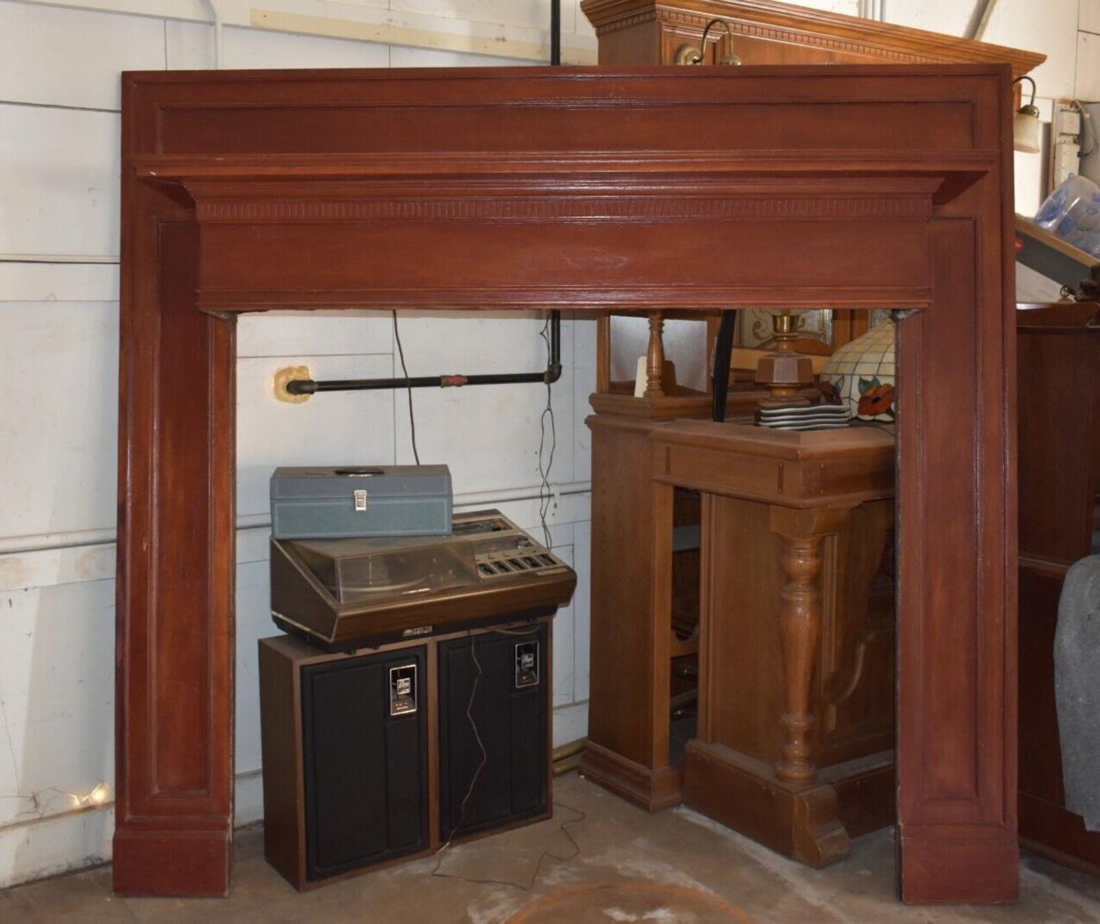 Large Antique Fireplace Mantel Scranton Pennsylvania - Etsy
