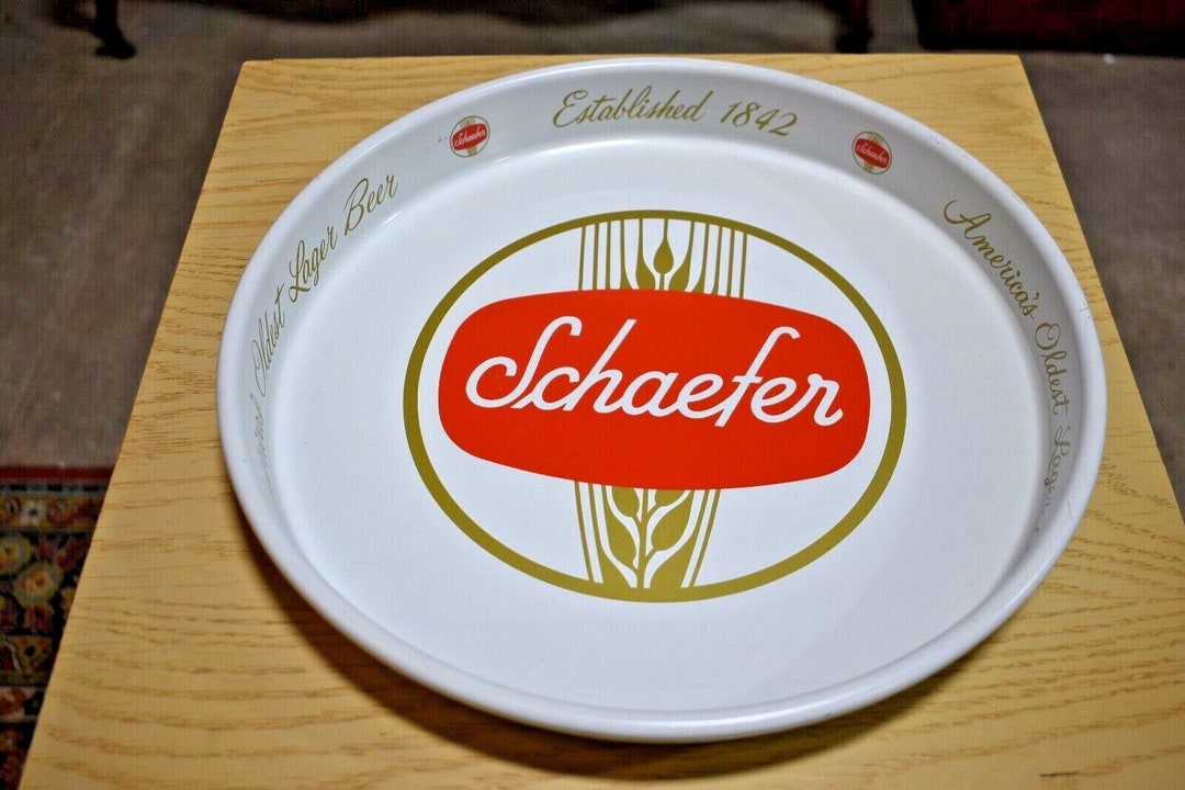 Vintage Schaefer Beer Tray - Etsy