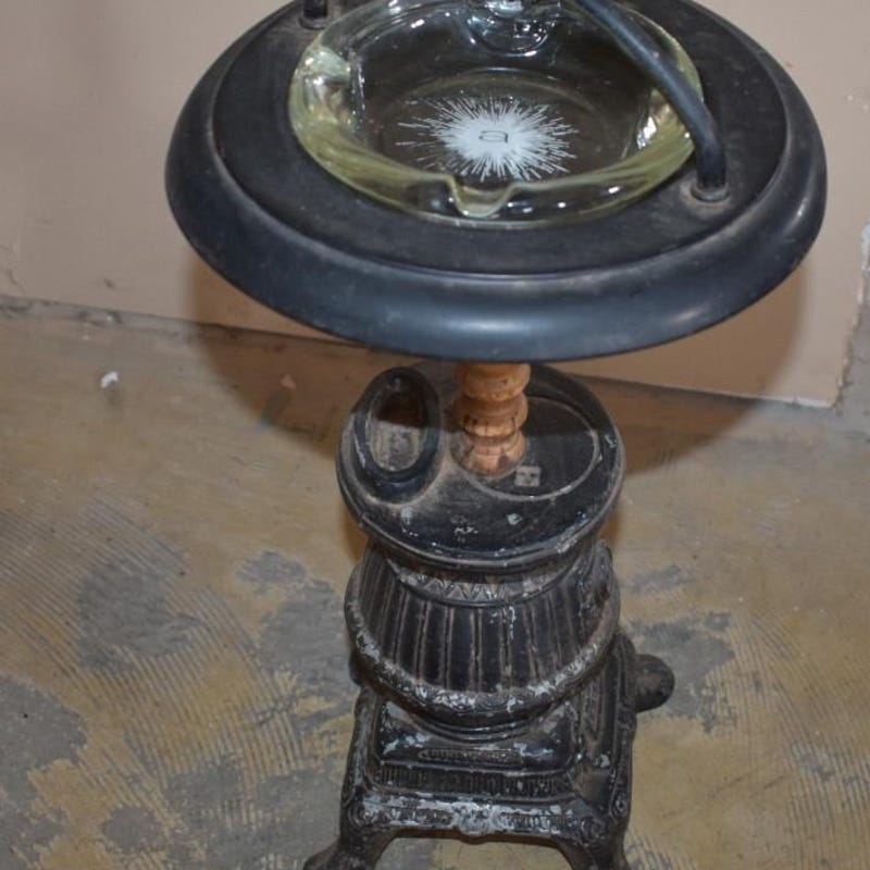 Antique Vintage Ashtray Stand - Etsy