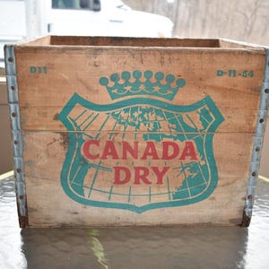 Primitive Antique Wood Crate Vintage Canada Dry Box - Etsy