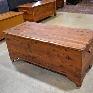 Antique Vintage Solid Red Cedar Chest by West Branch Novelty Co - Etsy