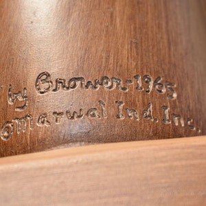 Mid Century Modern Marwal Ind Inc Table Sculpture Signed Brower 1960s ...