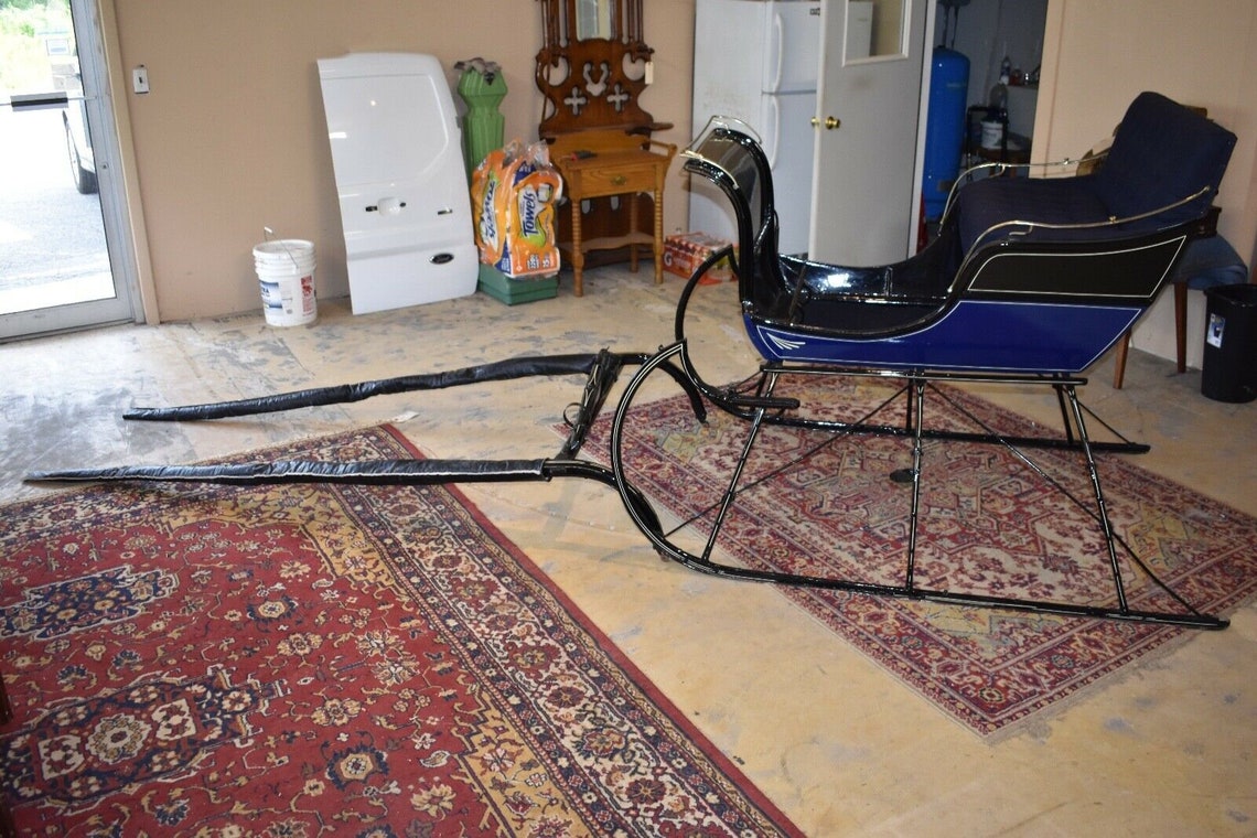 Restored Antique Speeding Cutter Sleigh Horse Drawn Sled With - Etsy