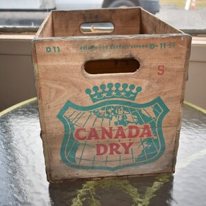 Primitive Antique Wood Crate, Vintage Canada Dry Box - Etsy