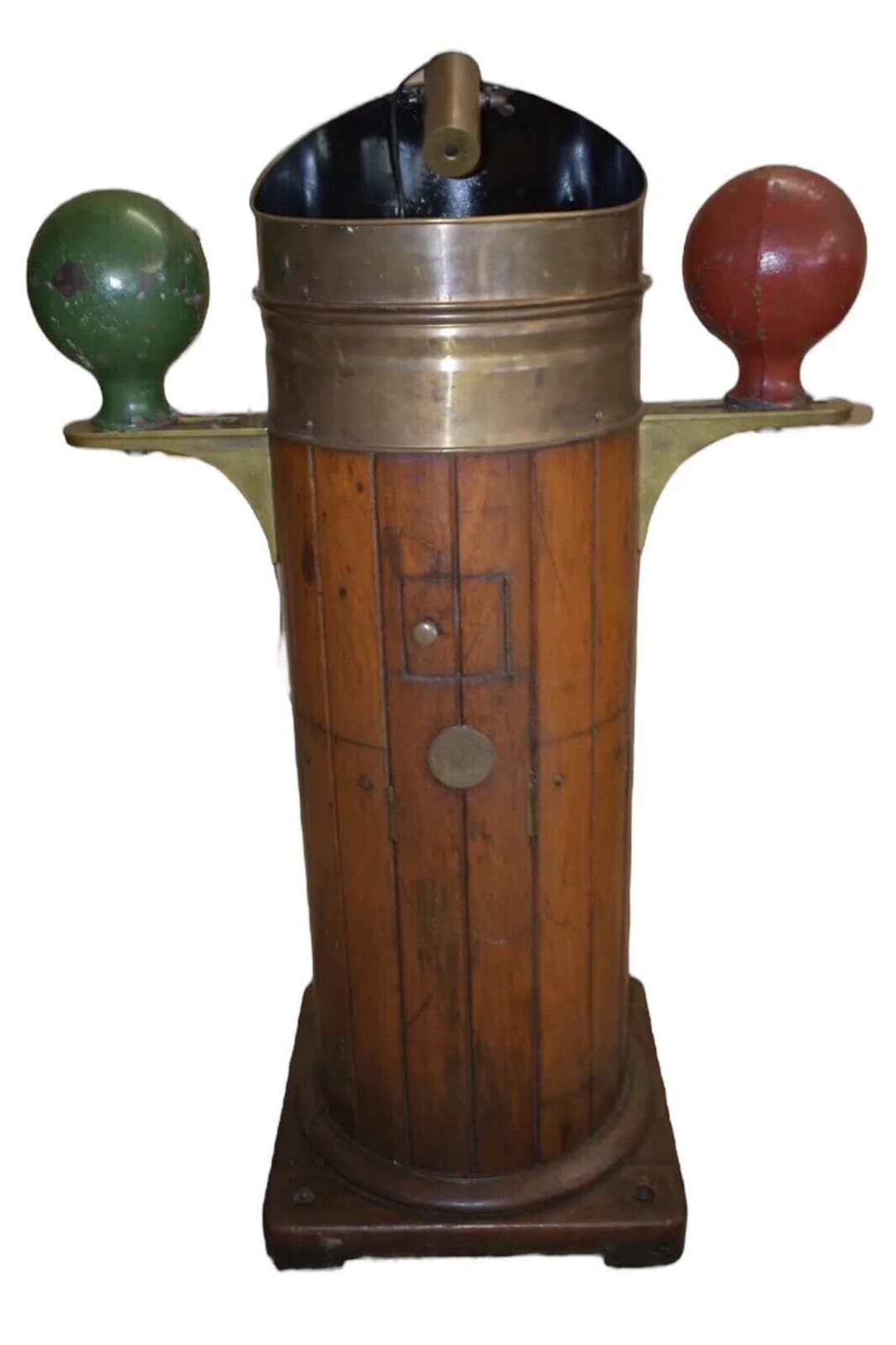 Antique Ship Binnacle Nautical Maritime Compass Iver C Weilbach & Co ...