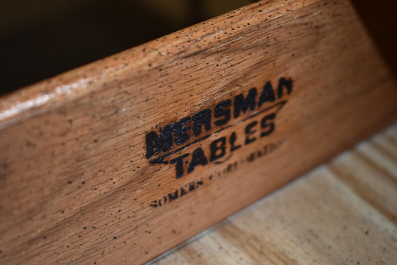 End Tables Vintage Drop Sides End Side Table by Mersman - Etsy