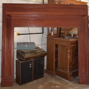 Large Antique Fireplace Mantel Scranton Pennsylvania - Etsy
