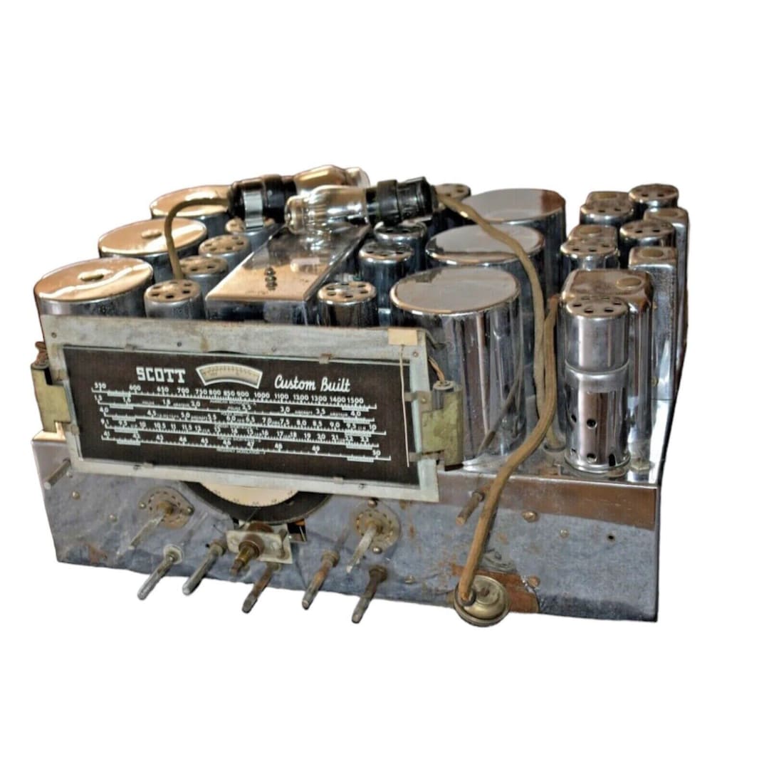 Vintage Mid Century Scott Tube Radio and Tuner Serial PP-370, Phantom ...
