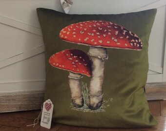 Toadstool Cushion | Etsy