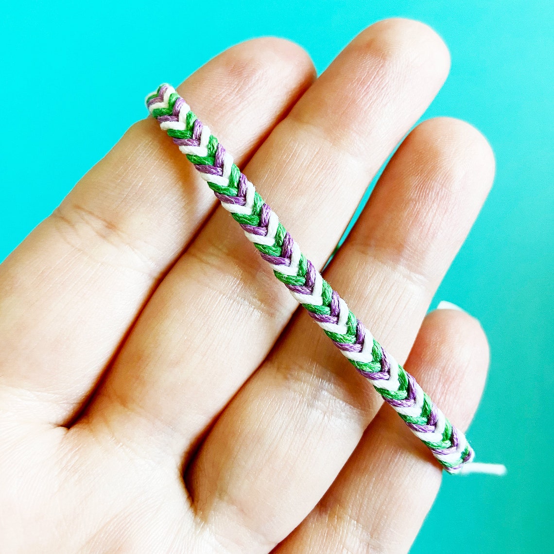 Genderqueer Pride Bracelet Subtle Pride Jewelry Coming Out - Etsy UK