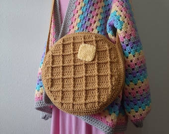 Crochet Waffle Bag - Etsy