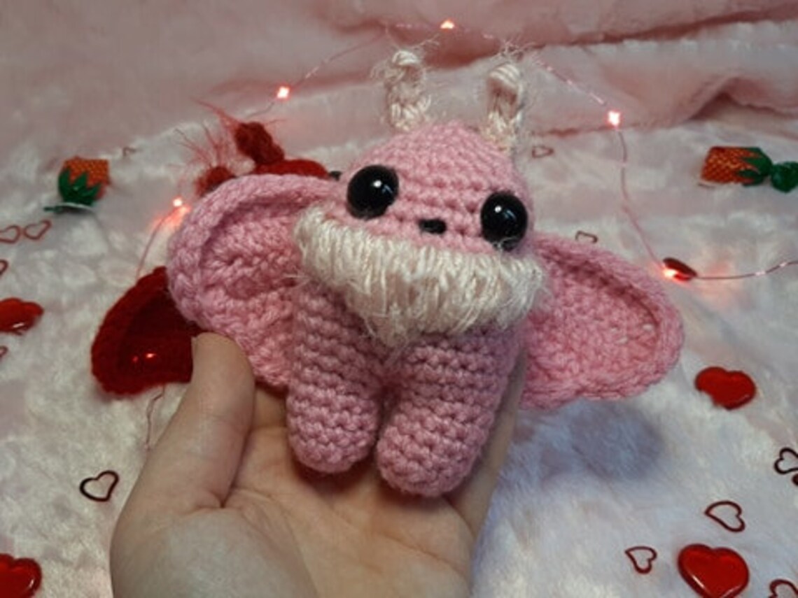 PATTERN ONLY Moth and Mothman Crochet Pattern Strawberry - Etsy