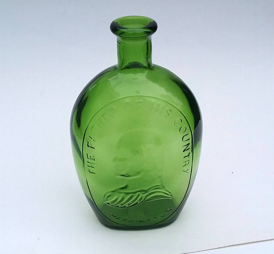 Wheaton Glass Washington Vintage Father Of His Country Etsy