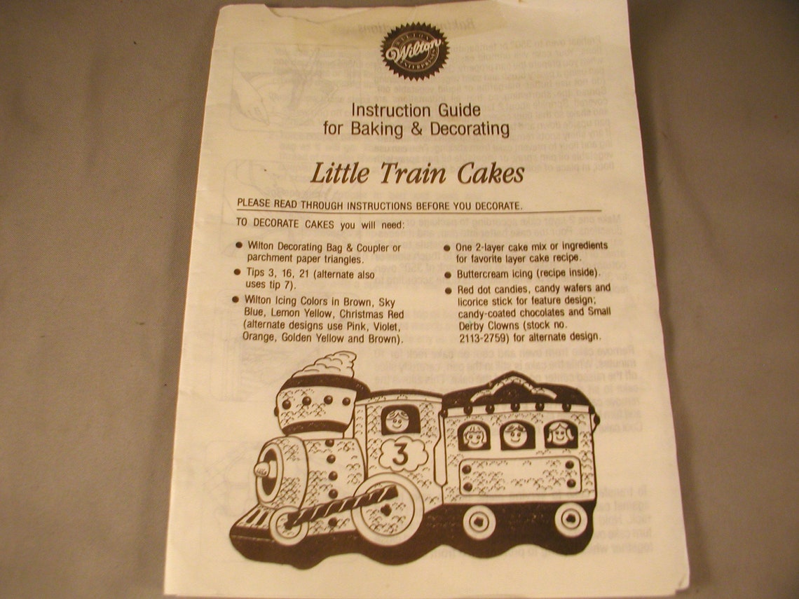 Wilton TRAIN - Thomas Train Cake Pan - 1990 - Retired - Never Used. - Etsy