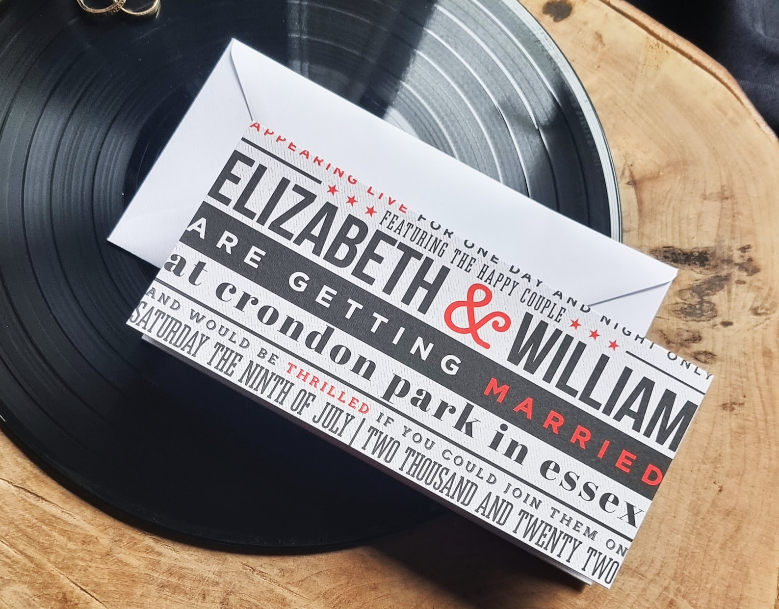 Rock N Roll Theme Wedding Invitation Suite Music - Etsy
