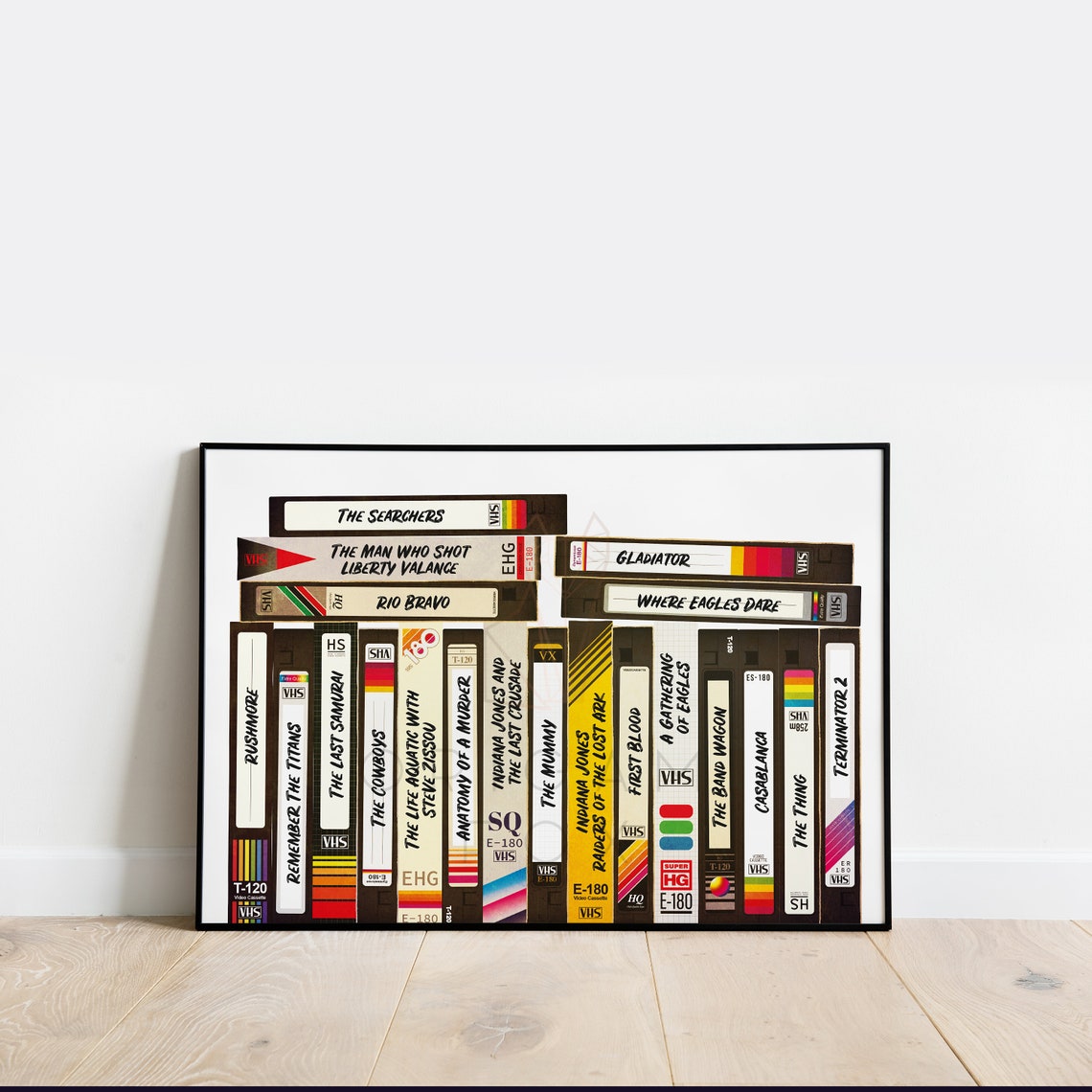 Personalised Retro Video Tape Print / Poster Add Your - Etsy UK