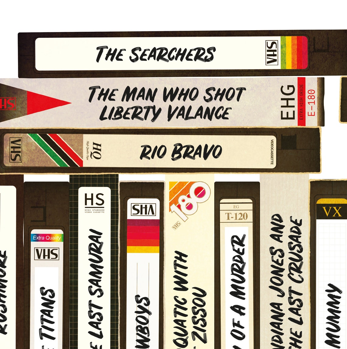 Personalised Retro Video Tape Print / Poster Add Your - Etsy UK