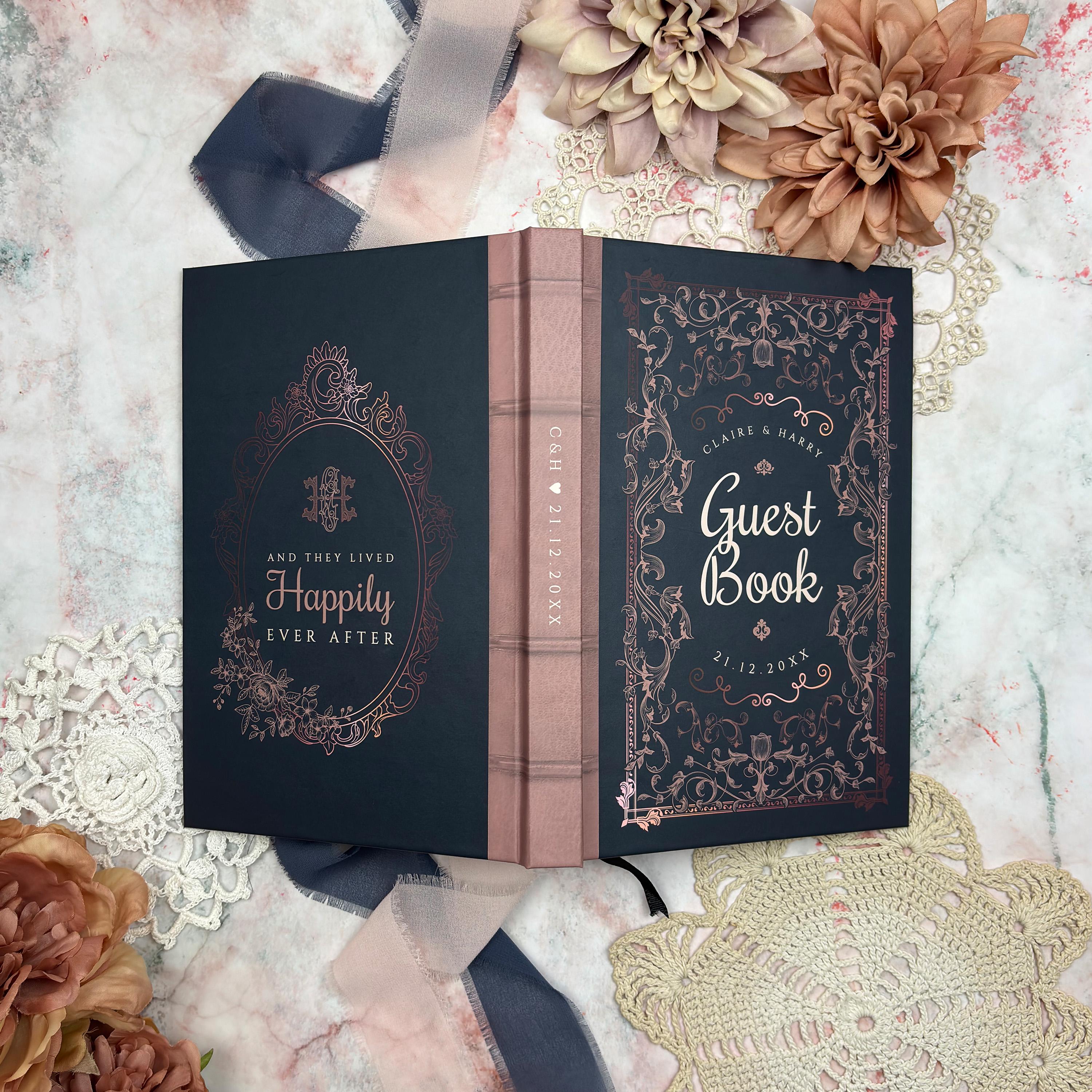 Fairytale Wedding Guest Book | Library | Reception | Bookish | Literary ...