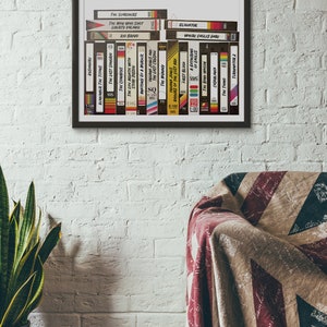 Personalised Retro Video Tape Print / Poster - Add Your Favourite X20 ...