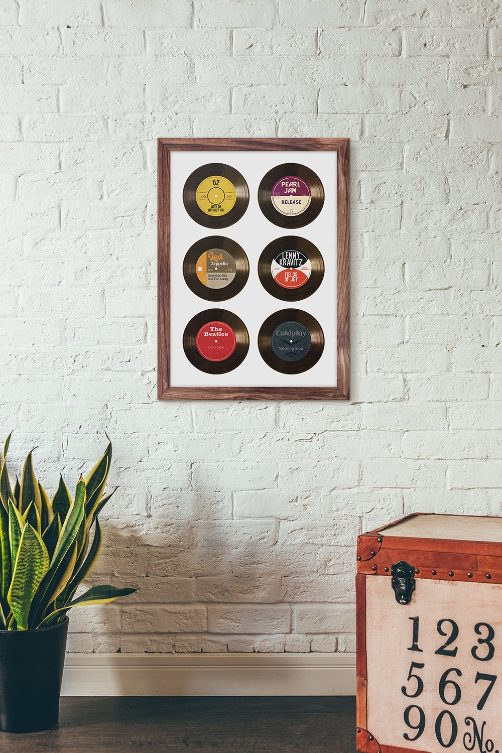 Personalised Vinyl Record Print / Poster - Add Your Favourite Songs ...