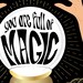 Crystal Ball MAGIC Poster Wall Art Illustration Gallery Wall Print ...