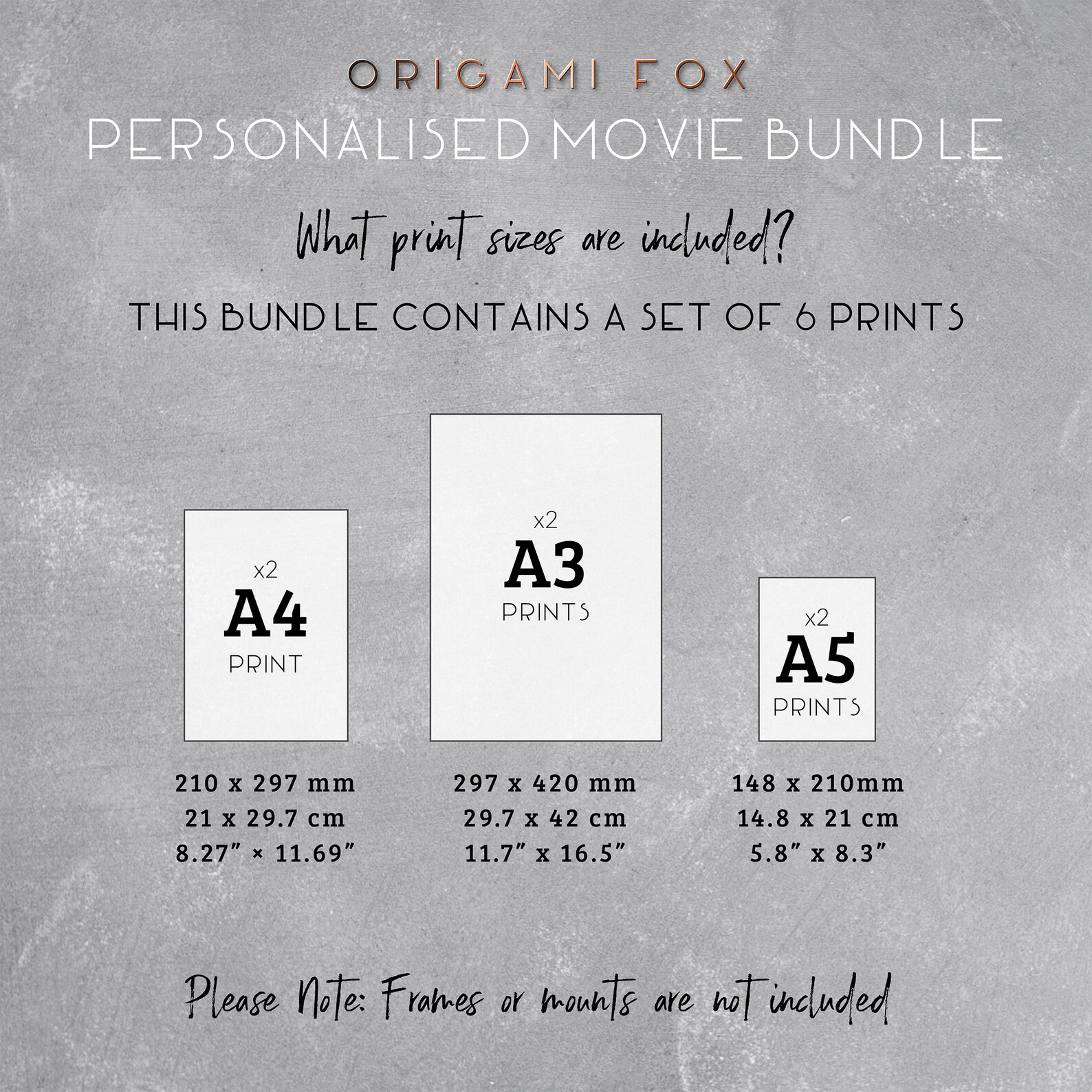 Custom Movie Gallery Wall Print Bundle Personalised Prints - Etsy