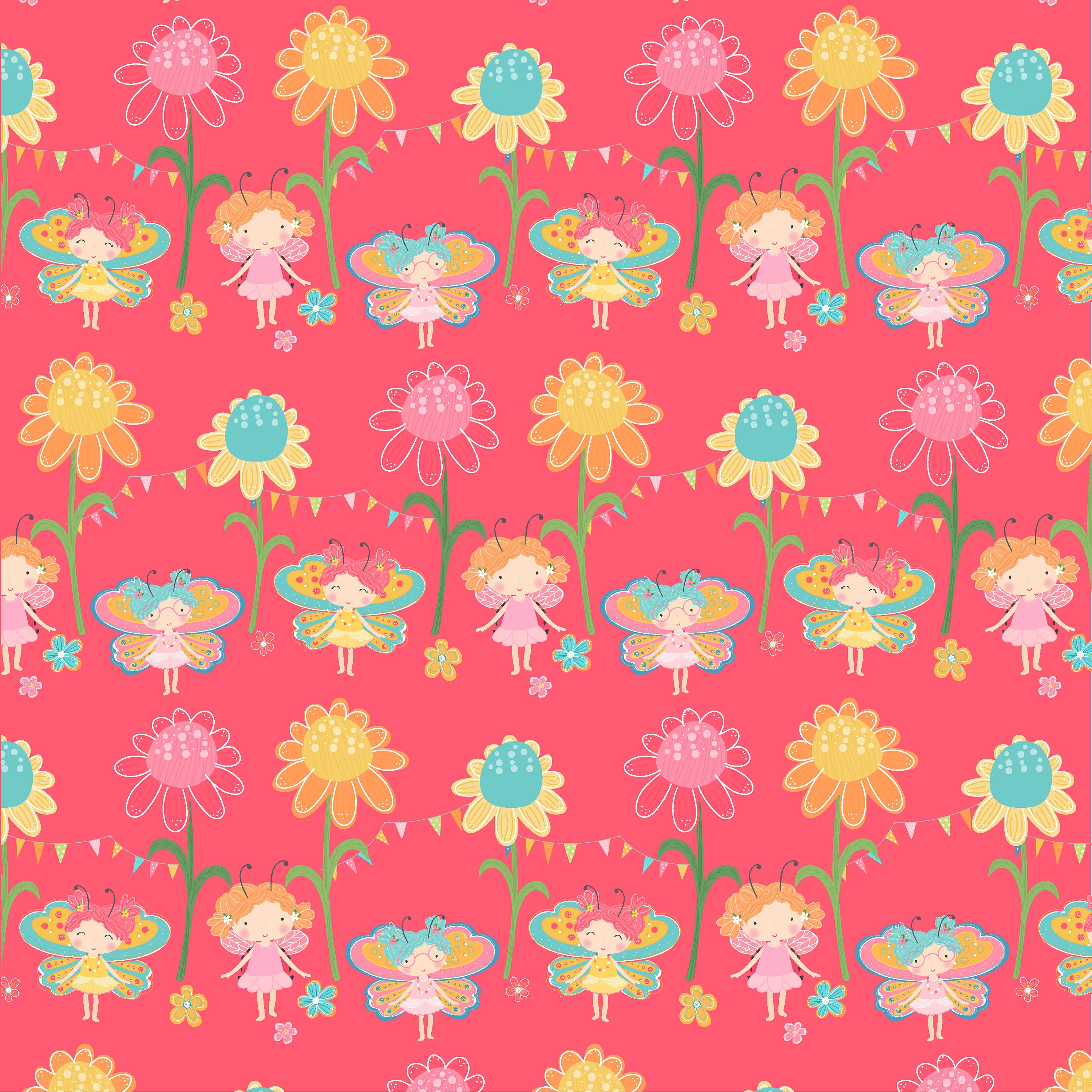 Little Bugs Paper, Butterflies, Ladybug, Bumble Bee,printable Digital ...