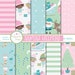 Santas Helpers Elves Santa Printable Digital Paper Pack | Etsy